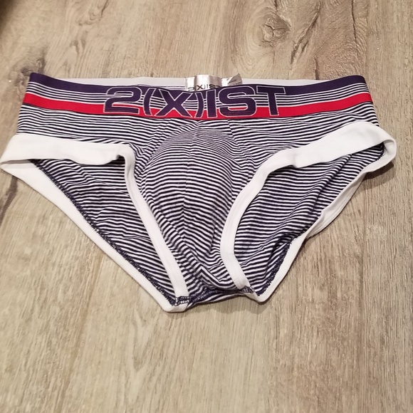 2xist | Underwear & Socks | Blue And White 2xist Briefs | Poshmark